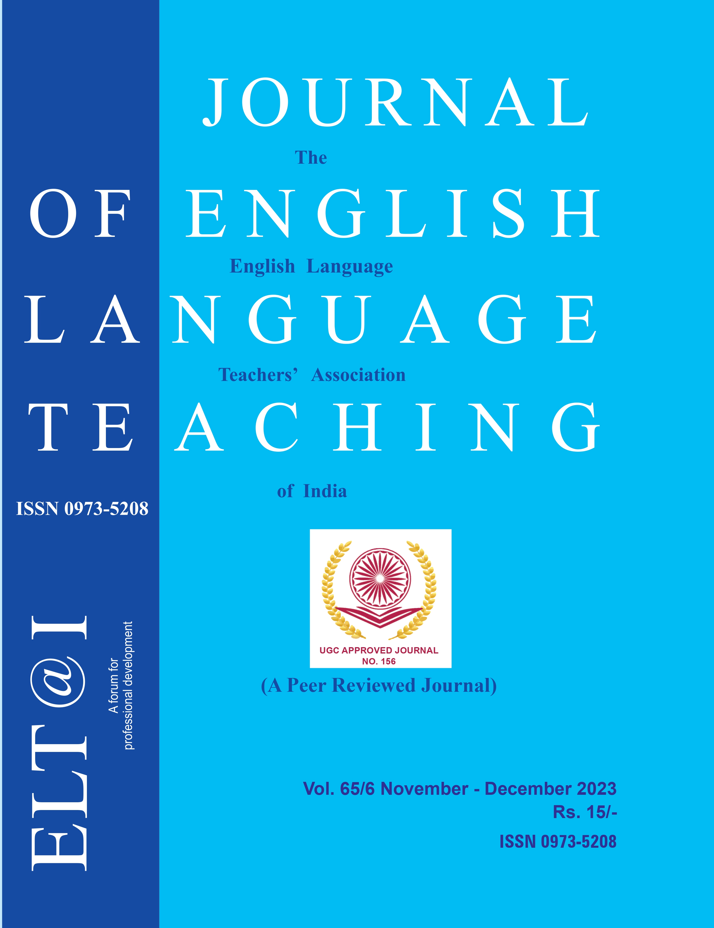 Journal Of English Language Teaching